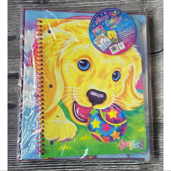 Lisa Frank | Office | Lisa Frank Birthday Binder Bundle Notebook Folder ...